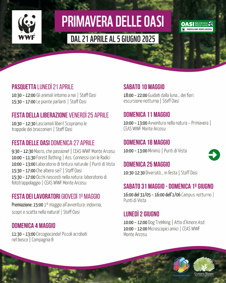 Primavera delle Oasi - Oasi WWF del Cervo e della Luna